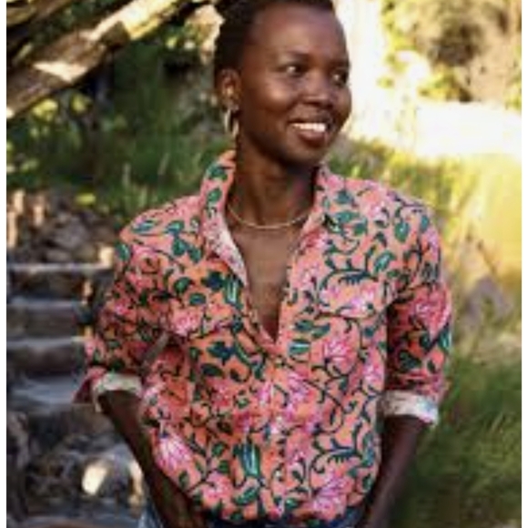 Sundance | Tops | New Sundance Willow Linen Floral Snap Front Ls Shirt ...